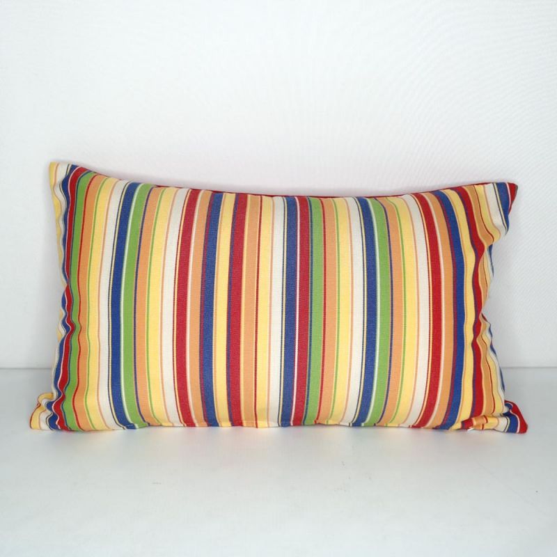 Indoor/Outdoor Sunbrella Castanet Beach - 24x12 Throw Pillow
