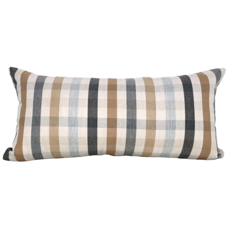 Indoor/Outdoor Sunbrella Connect Dune - 24x12 Throw Pillow