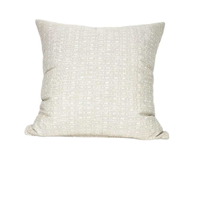 Indoor/Outdoor Sunbrella Embrace Linen - 24x24 Throw Pillow