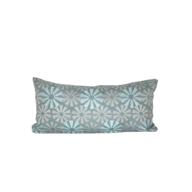 Indoor/Outdoor Outdura Spiro Capri - 24x12 Throw Pillow